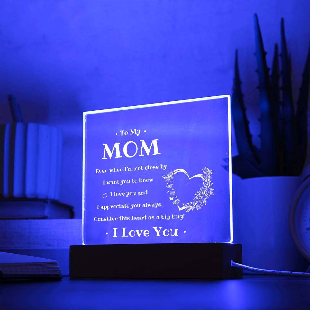 To My Mom | Square Acrylic Plaque – FLOVIN